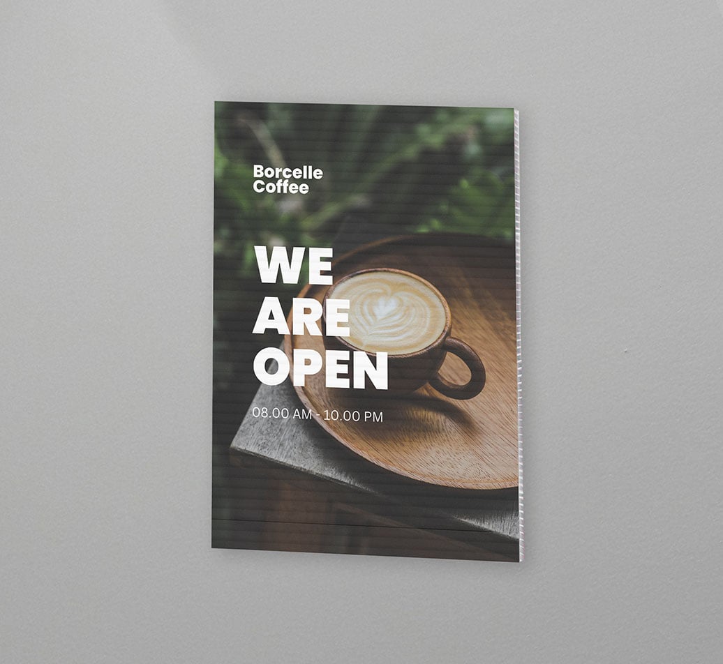 A3 Correx Sign Board Printing - Cheap as Prints