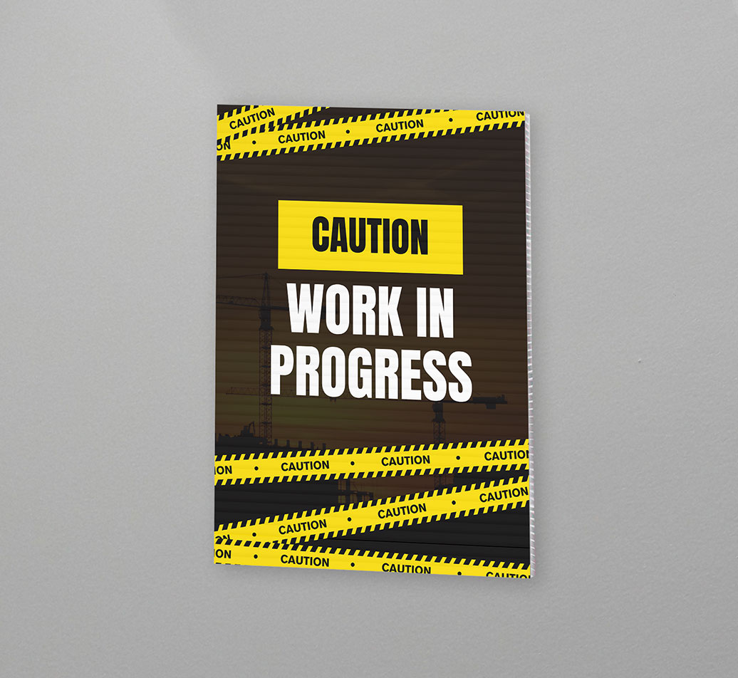 A4 Correx Sign Board Printing - Cheap as Prints