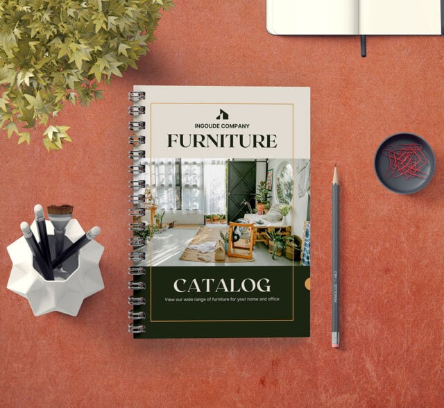 A5 Wire Bound Booklet Printing