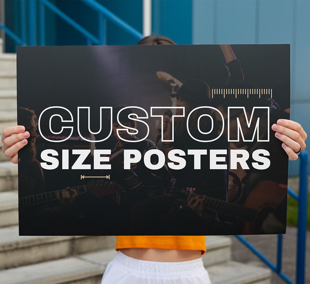 Custom Poster Printing in Bespoke Sizes
