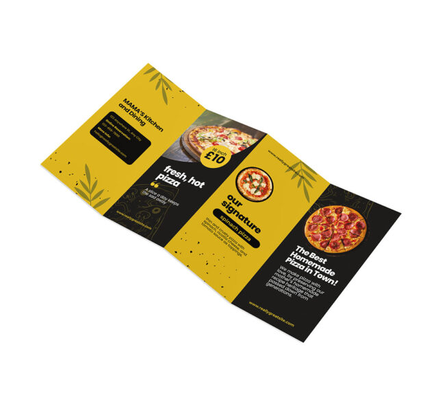 Extended Folded Menu Printing - Cheap as Prints