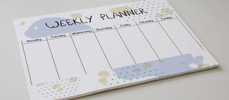 Desk Pad Printing | Personalised A6, DL, A5, A4 & A3 Pads