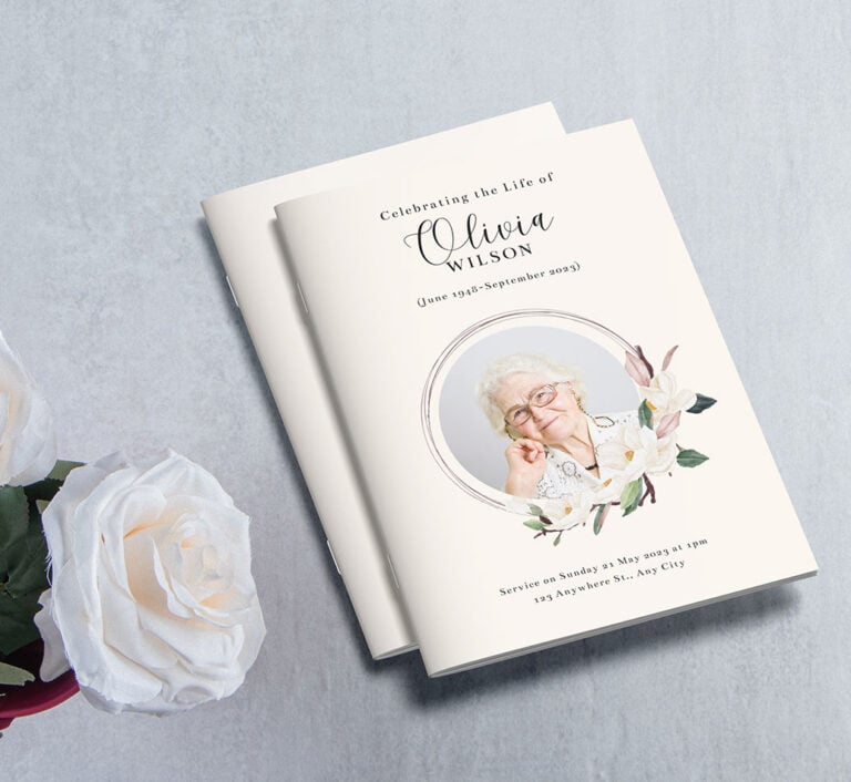 Order of Service Printing for Weddings, Funerals & Events