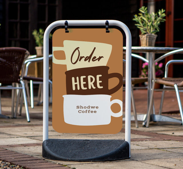 Swinging Pavement Signs | Swing or Swinger Panel Sign