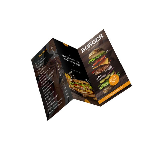 Z-Fold Menu Printing - Cheap as Prints